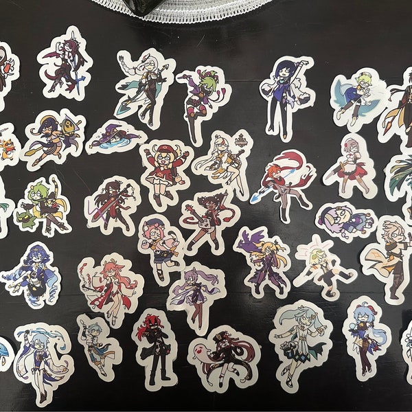 Genshin Stickers - Etsy