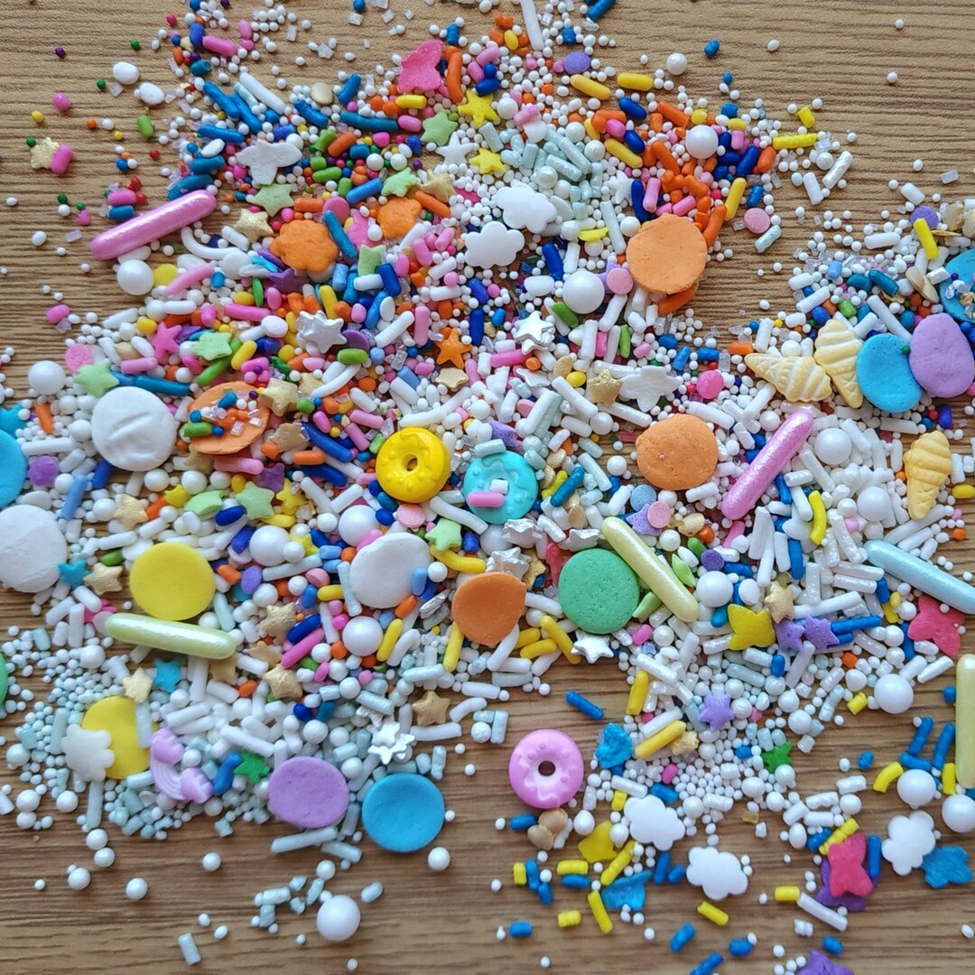 Mystery Sprinkles 10oz Sprinkle Mix Cupcake / Cake - Etsy