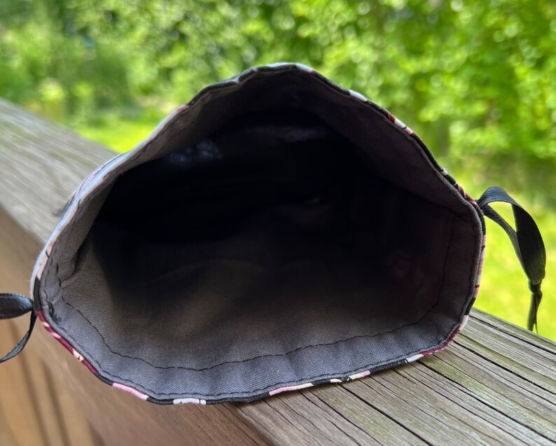 Skull & Magic Spells Ditty Bag: Gothic Drawstring Pouch - Etsy