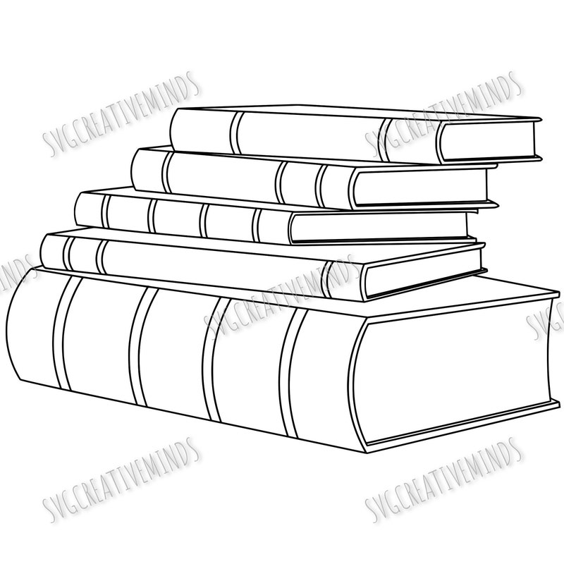 Vintage Book Stack - Etsy