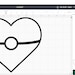 Pokémon Ball Inspired Heart – Instant Digital Download | Svg, Png, Jpg ...