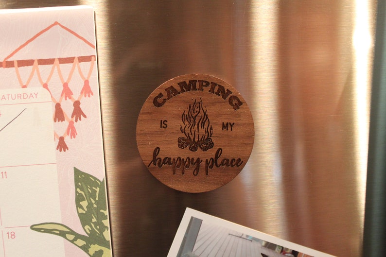 Camping Themed Refrigerator Magnets - Etsy