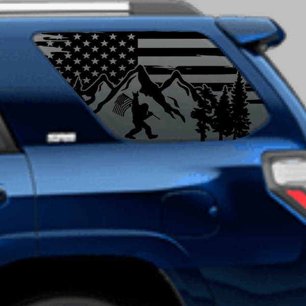 Bigfoot 4runner Window Decal - Etsy