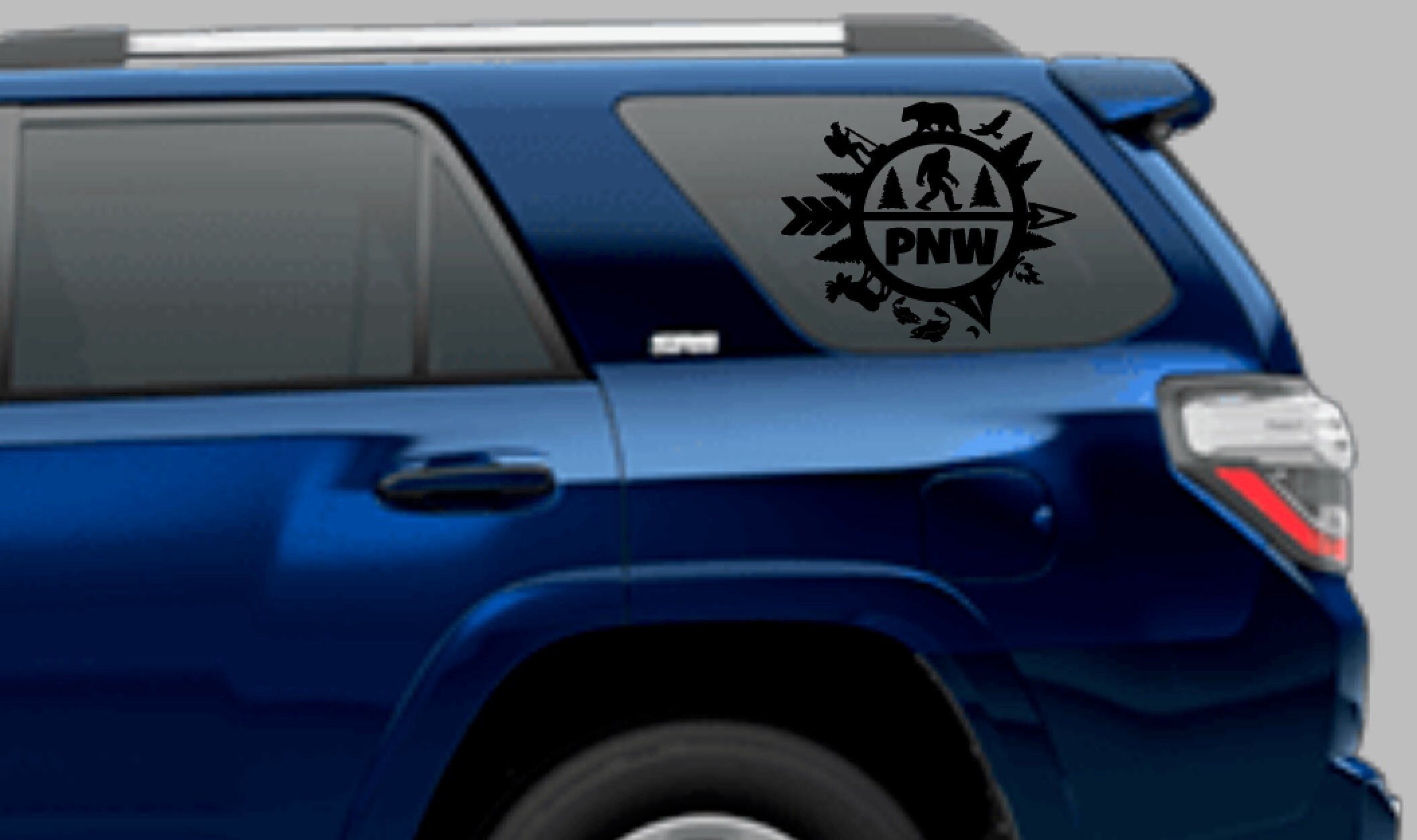 4runner PNW Themed Compass Side Window Decals. - Etsy