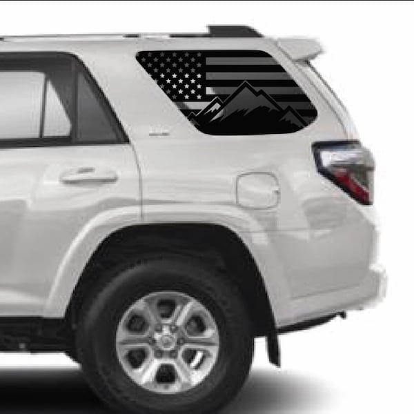 4runner Flag Mountain Window Decal - Etsy