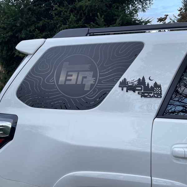 4runner Topographic Decals - Etsy
