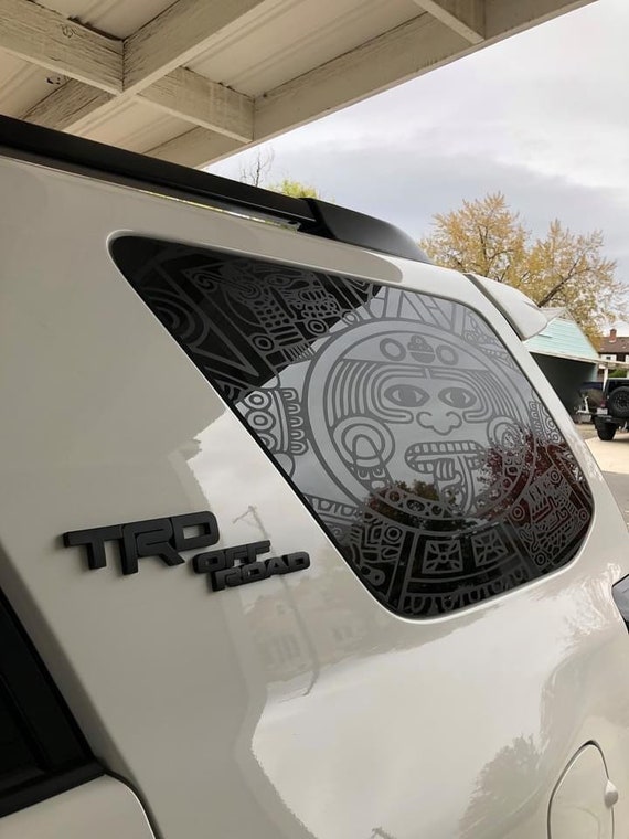 4runner Side Window Decals. Mayan/aztec Calendar Theme 1st - Etsy
