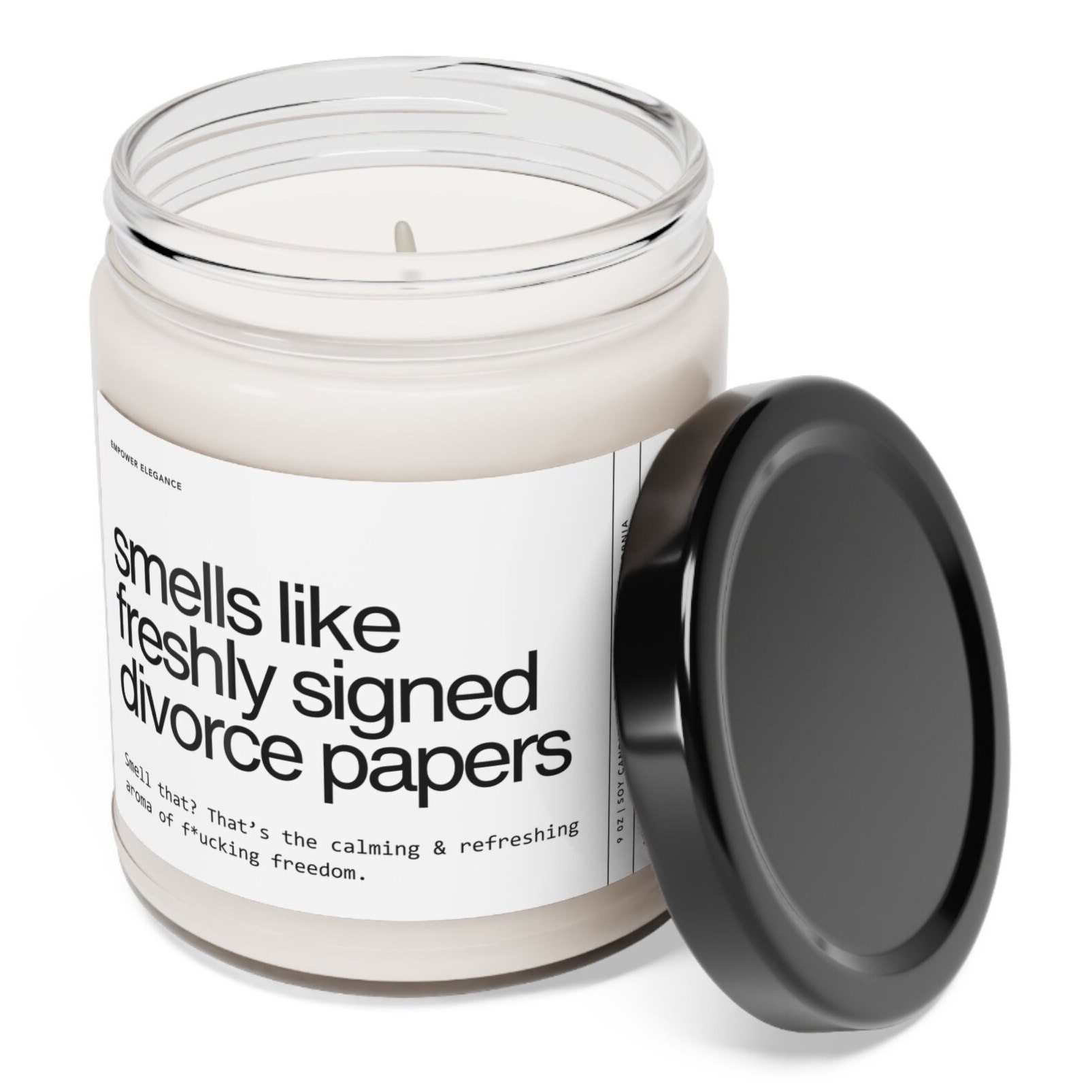 Divorce Gift, Smells Like Divorce Papers, Divorce Candle, Divorce Party ...