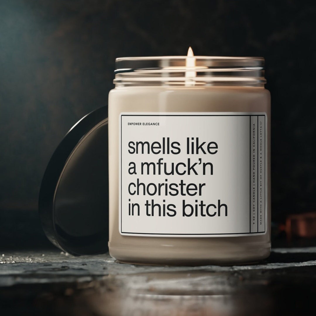 Chorister Gift, Funny Gift for Choir Singer, Chorister Candle, Smells ...
