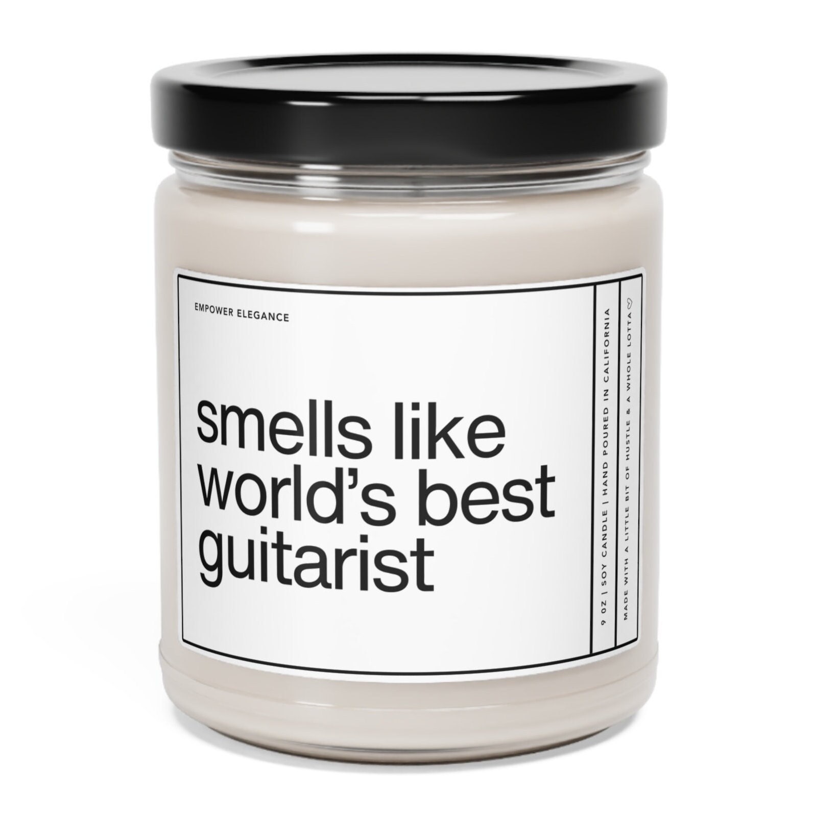 Smells Like World's Best Guitarist Candle, Guitarist Gift, Funny Gift ...