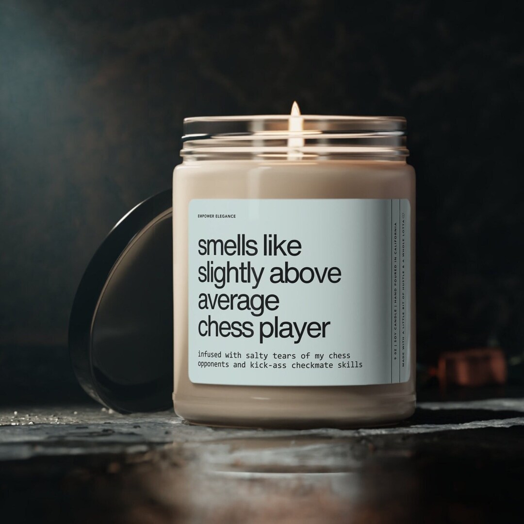 Funny Gift for Chess Player, Chess Gift, Chess Candle, Funny Chess Gift ...