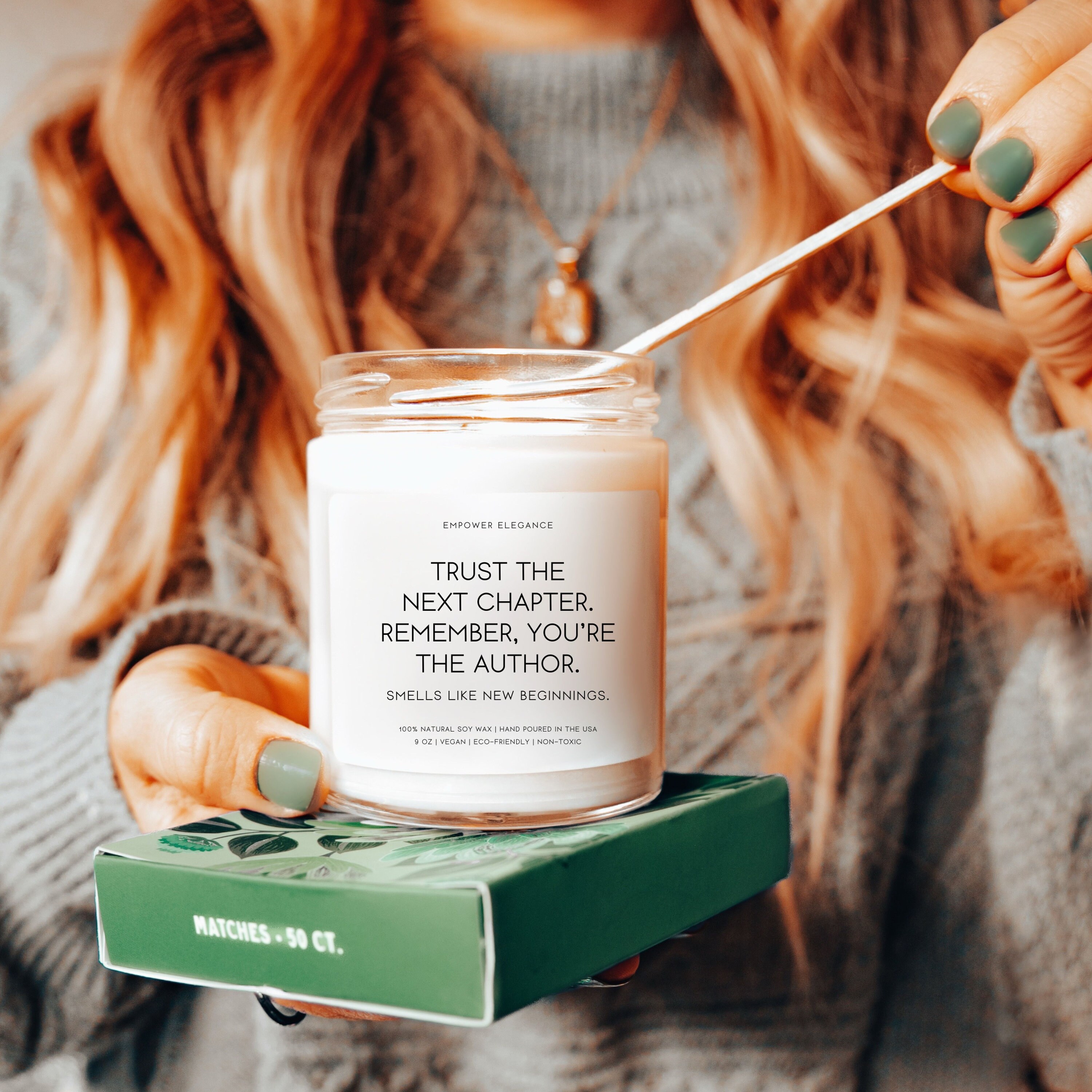Trust the Next Chapter Candle, Laid Off, Job Loss, Divorce Gift for ...