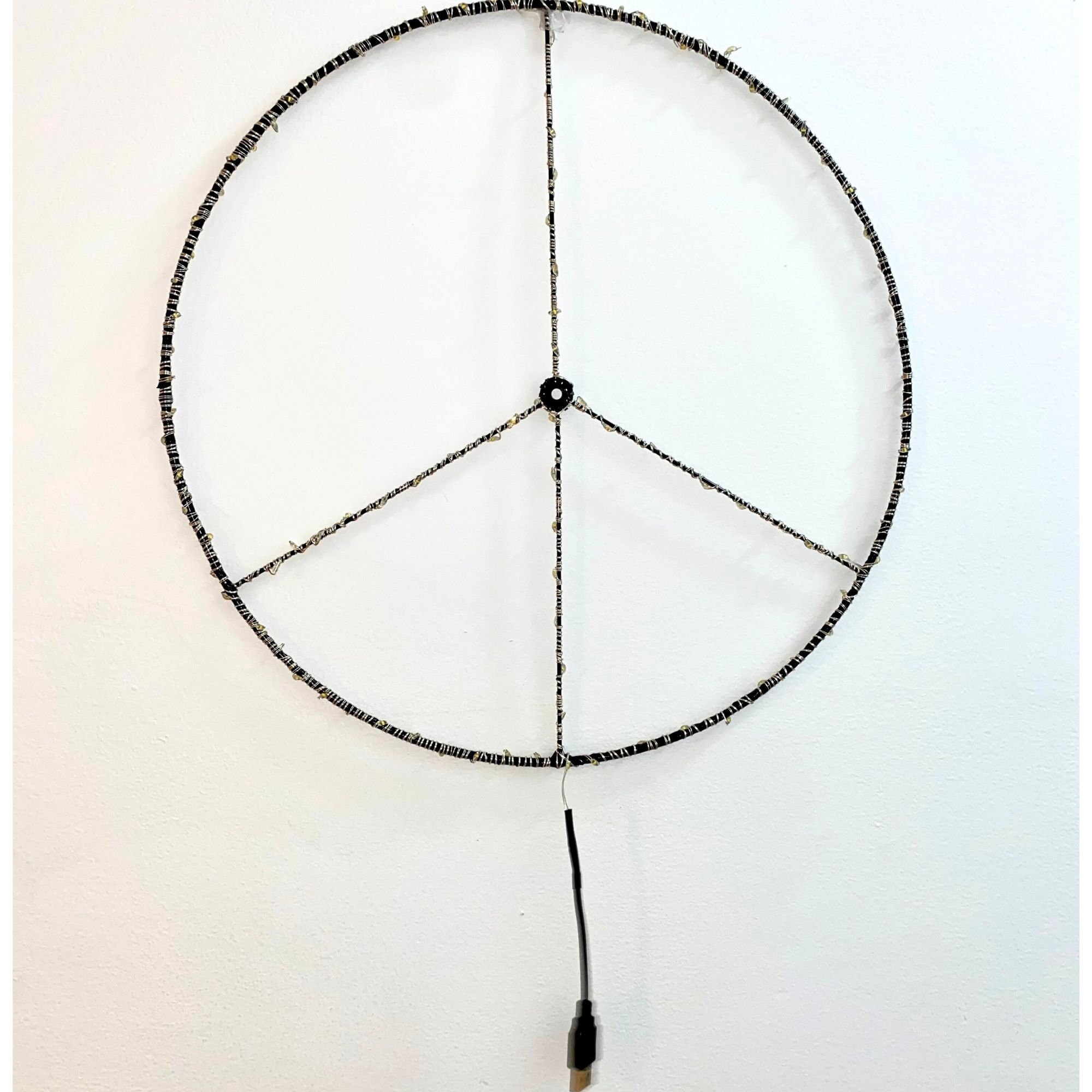 Fairy Lights Peace Sign / LED Lights / Indoor Light up Decor / LED Sign ...
