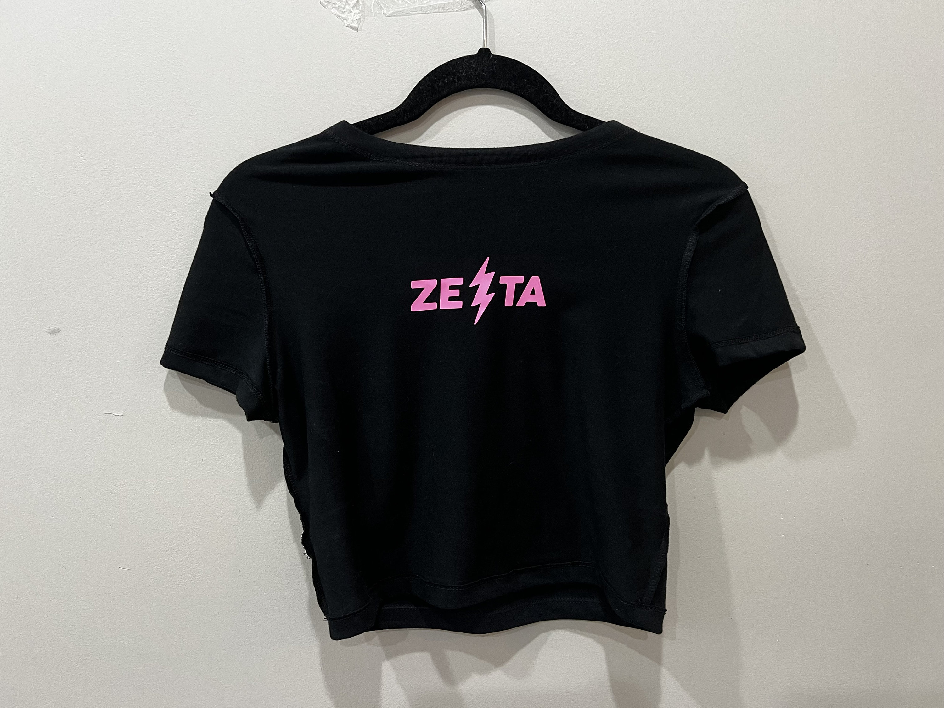 Zeta Baby Tee Customizable Sorority Crop - Etsy