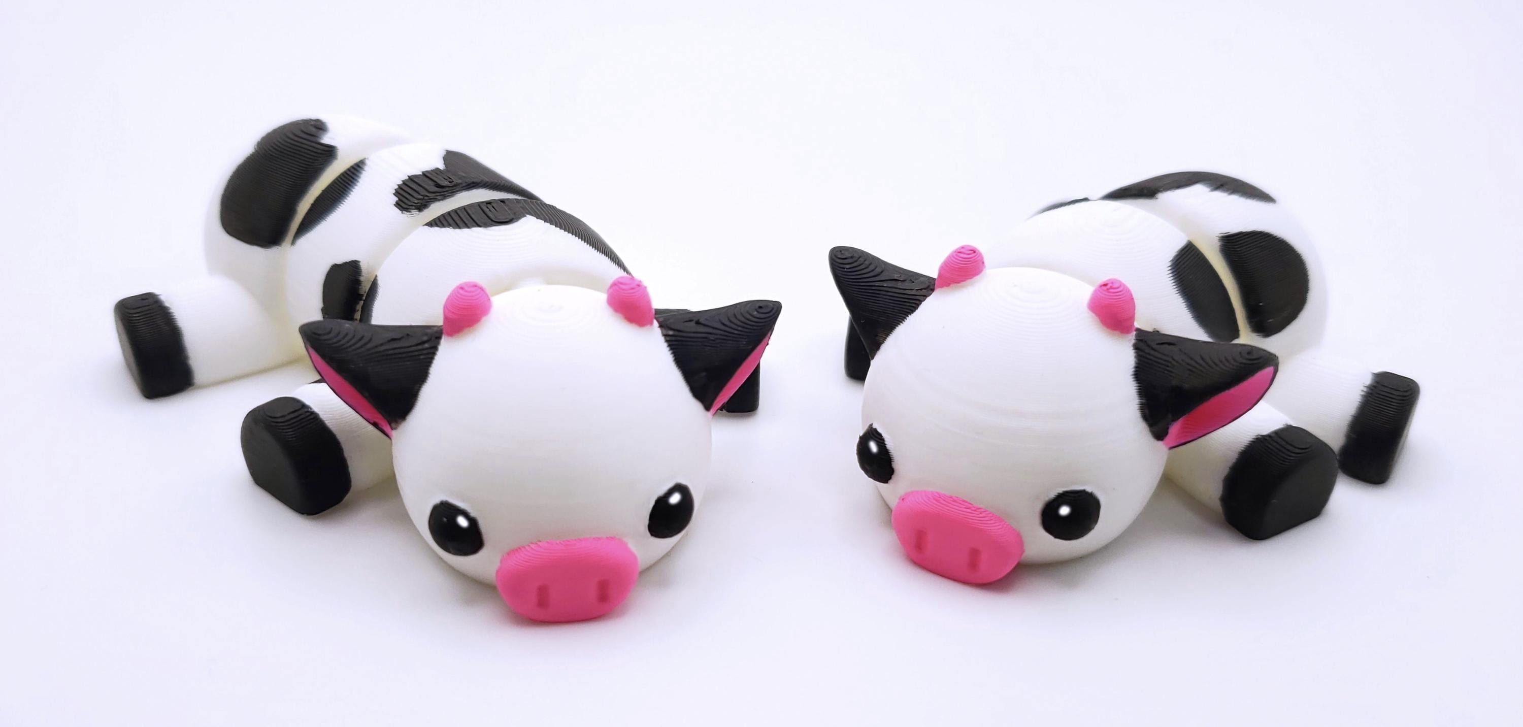 Baby Cow 3D Printed Figurine - Etsy