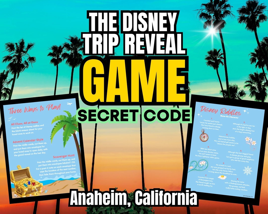 Magical Theme Park Vacation Reveal, Trip to Anaheim, California ...