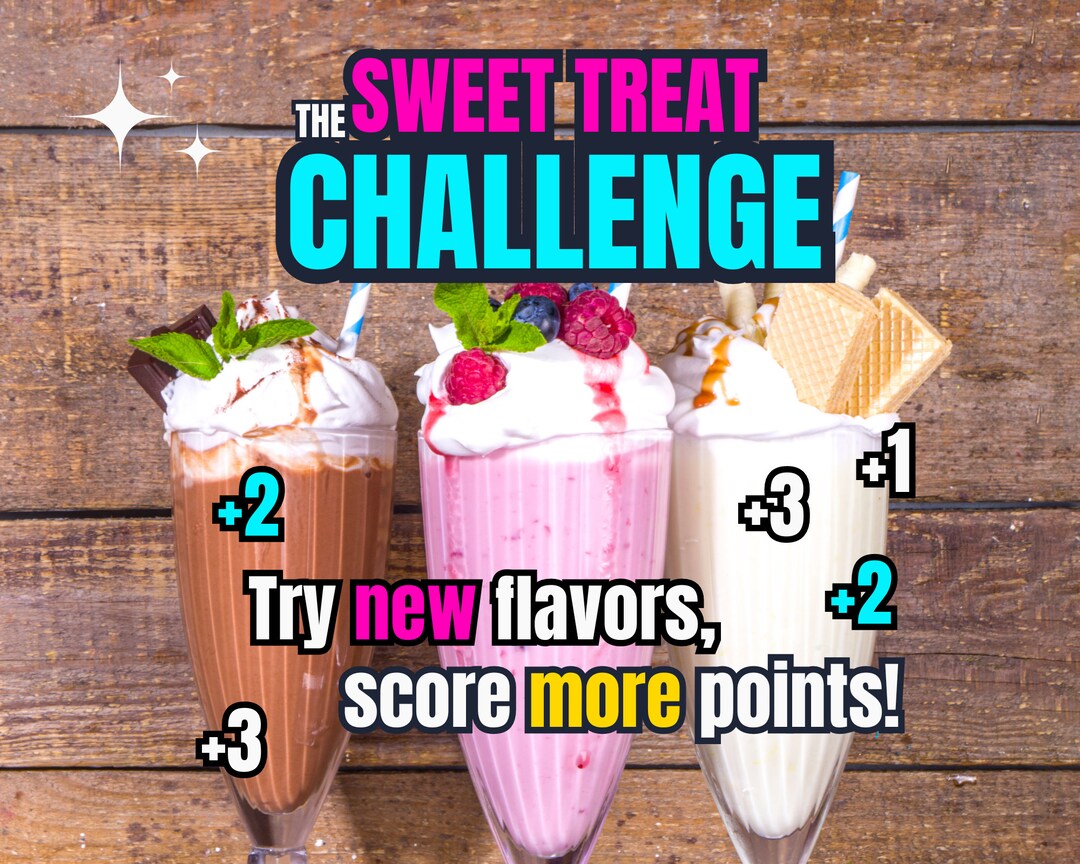 Dessert Challenge Party Game for Kids and Parents, Grandparents, Try ...