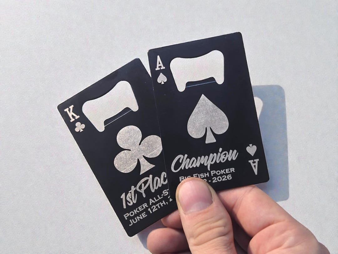 Magnetic Poker Bottle Opener, Playing Card Magnet Beer Openers, Poker ...