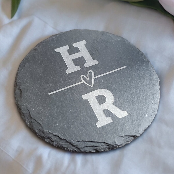 Letter Coaster - Etsy