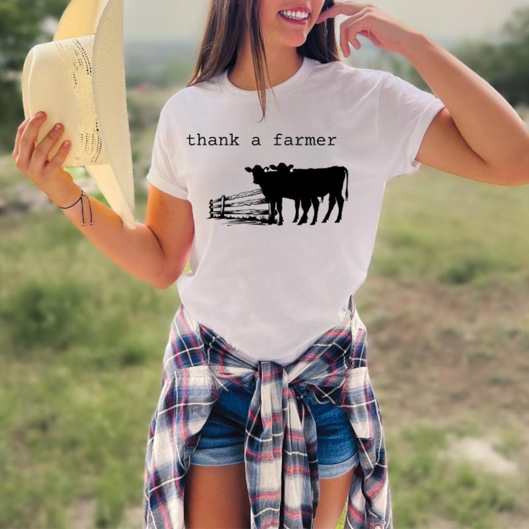 Thank a Farmer Shirt, Farmer Life T-shirt, Country Shirt, Western Shirt ...