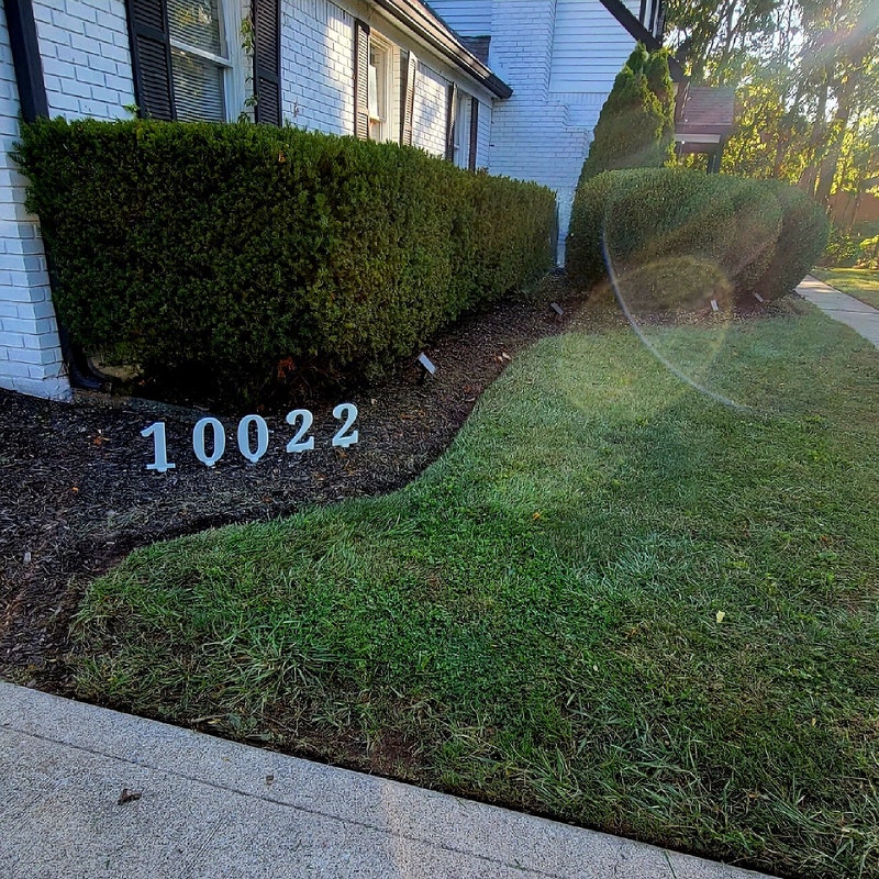 House Numbers Yard Sign - Etsy