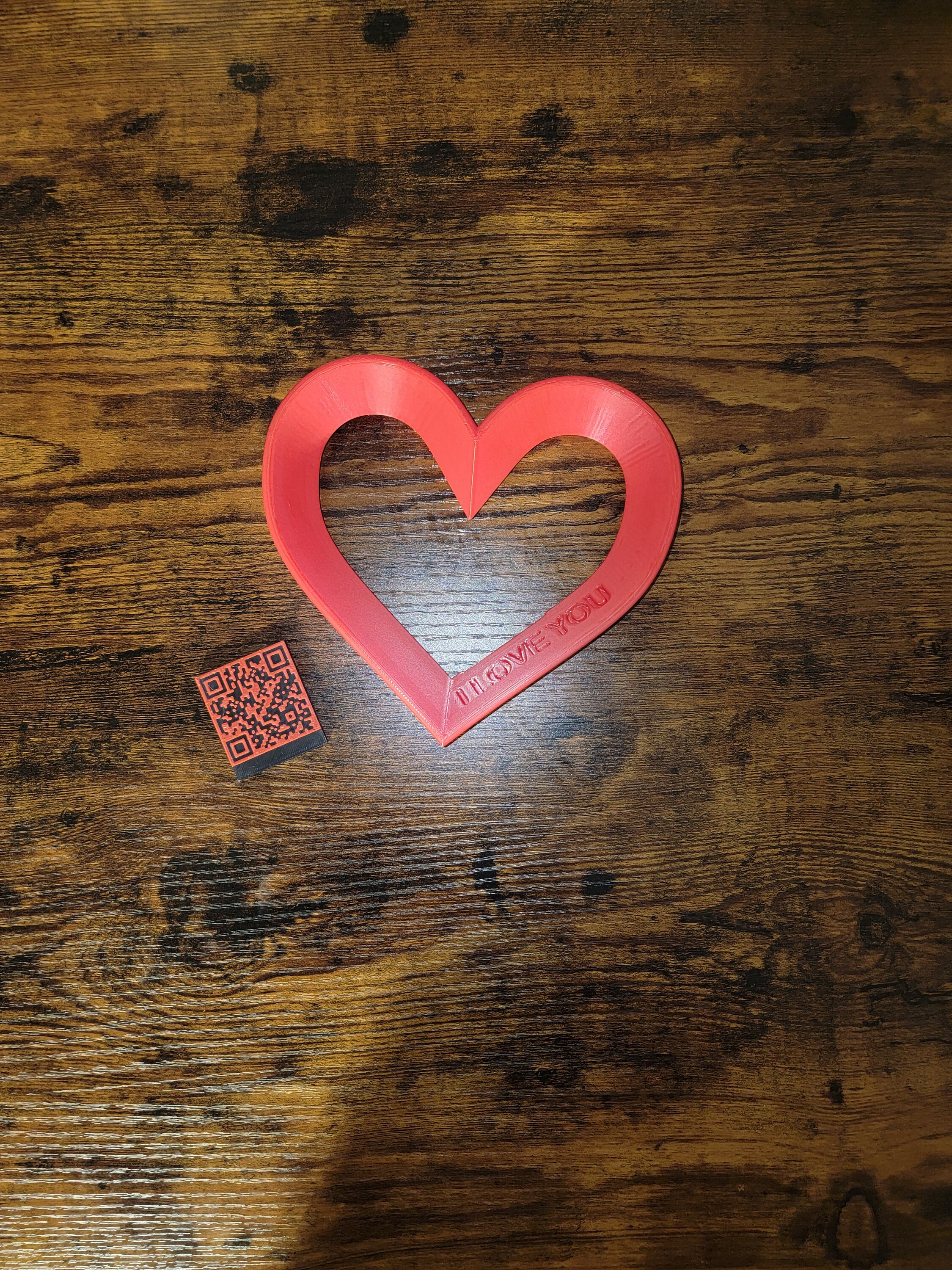 Photo Album QR Code, Memory Love QR Code Heart, Plaque for Love One's ...