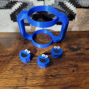 Cookie Monster Straw and Handle Theme for a Stanley Cup , Sesame Street ...