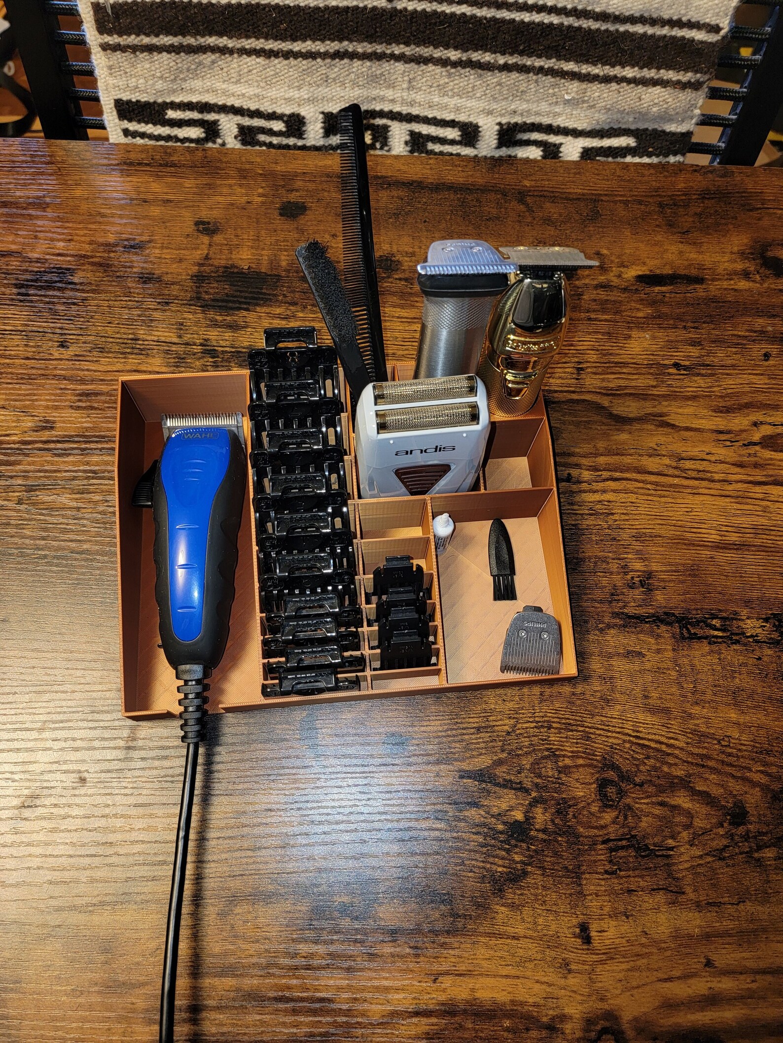 Razor Organizer Stand, Babylisspro Trimmer and Andis Shaver Slot ...