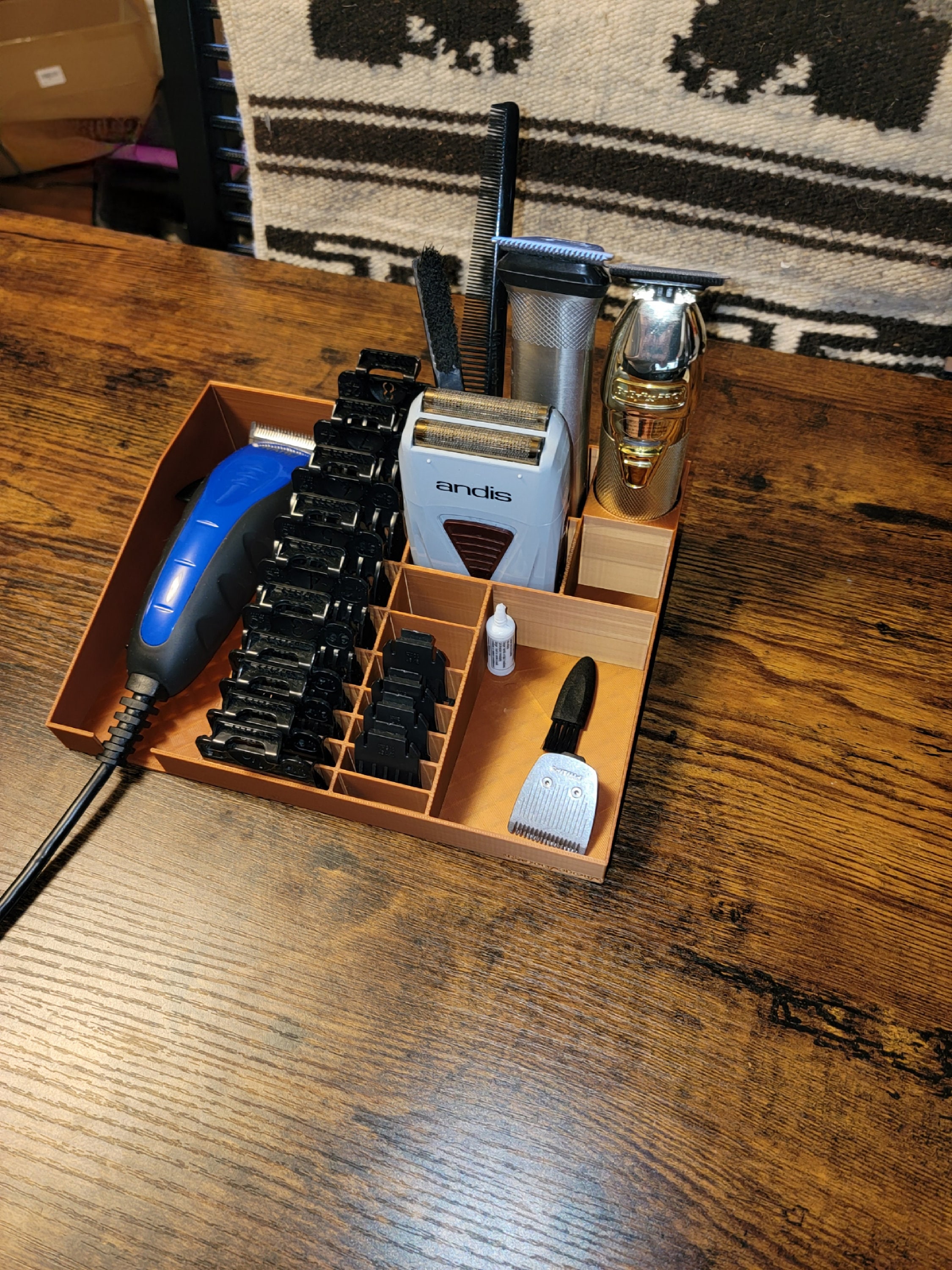 Razor Organizer Stand, Babylisspro Trimmer and Andis Shaver Slot ...