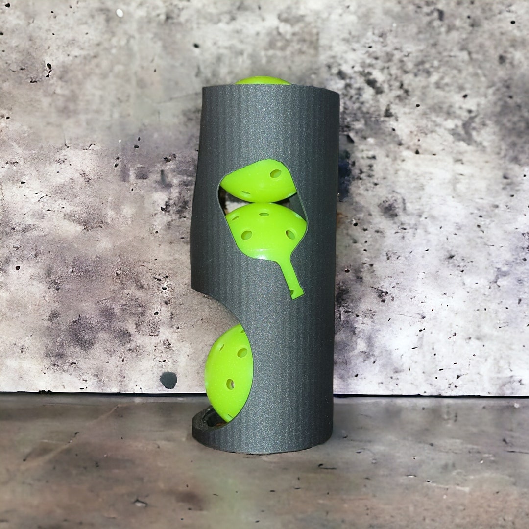 Pickleball Storage Holder- Holds 3 Balls, Great Gift for Friend or ...