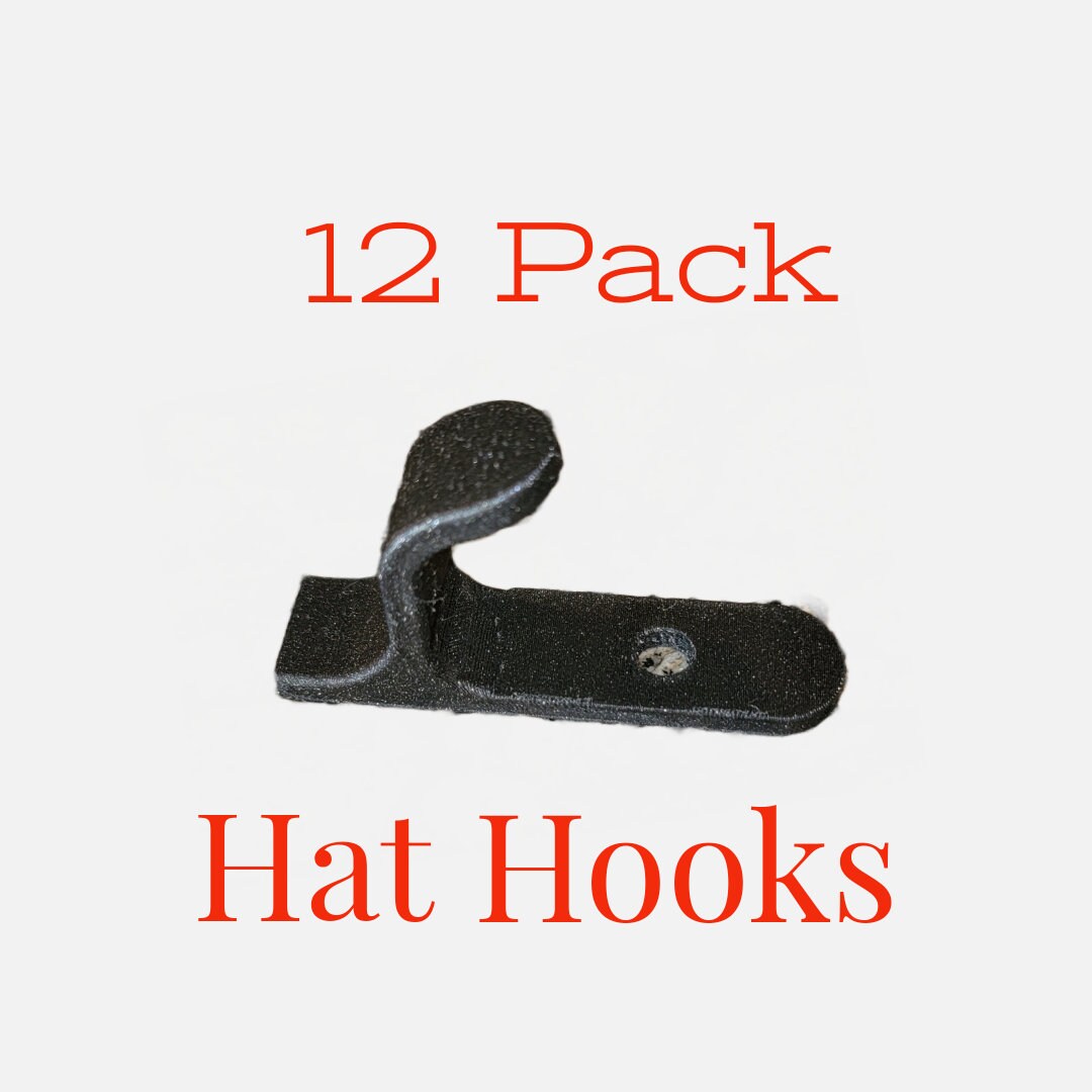 Simple Hat Hooks for Wall, Organize Hats, Home Gift, 12 Pack, Multiple ...