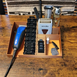 Razor Organizer Stand, Babylisspro Trimmer and Andis Shaver Slot ...