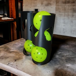 Pickleball Rack Dispenser- Dual Holder, Holds 6 Balls, Great Gift for ...