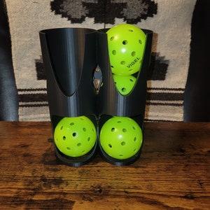 Pickleball Rack Dispenser- Dual Holder, Holds 6 Balls, Great Gift for ...