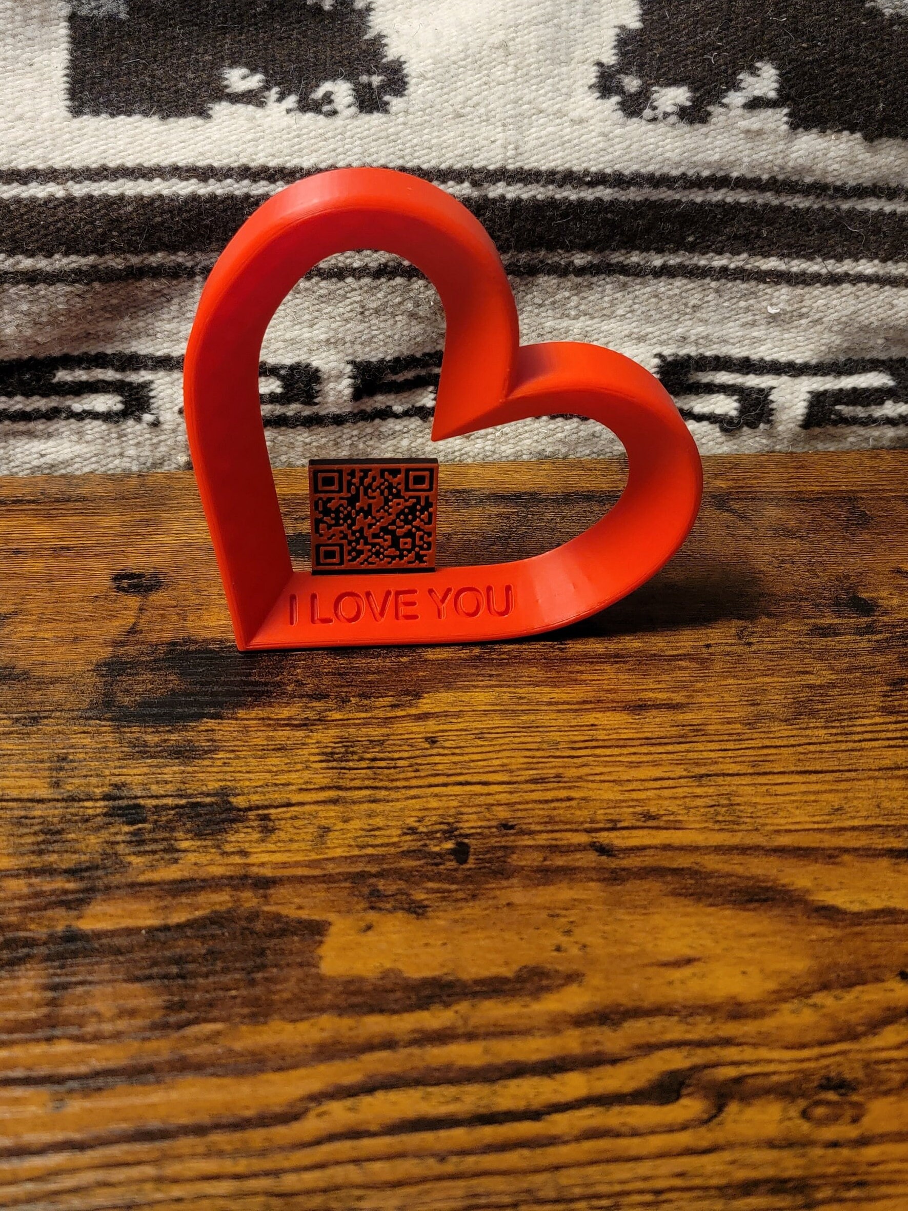 Photo Album QR Code, Memory Love QR Code Heart, Plaque for Love One's ...