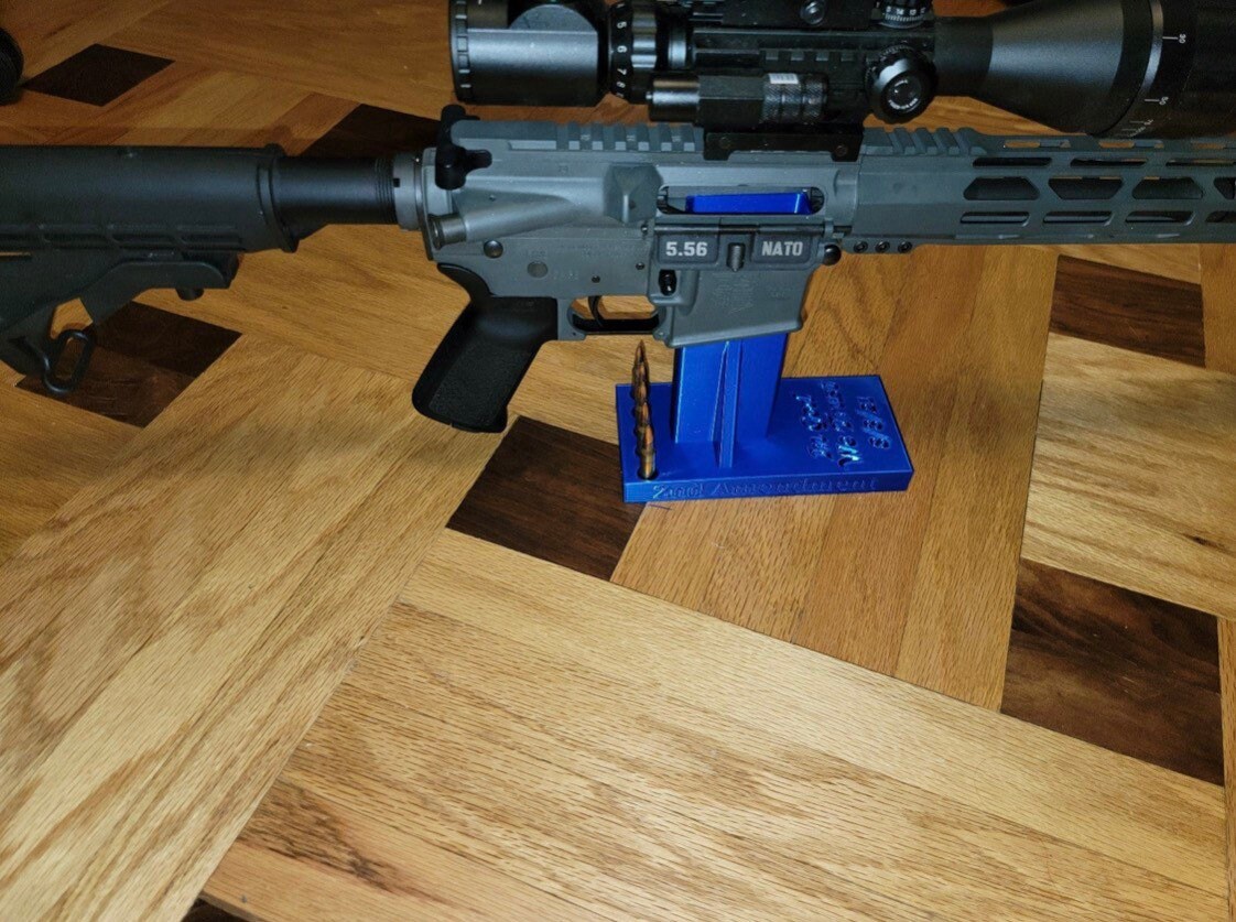 M4/AR15 Display Stand With 6 Amo Slots - Etsy