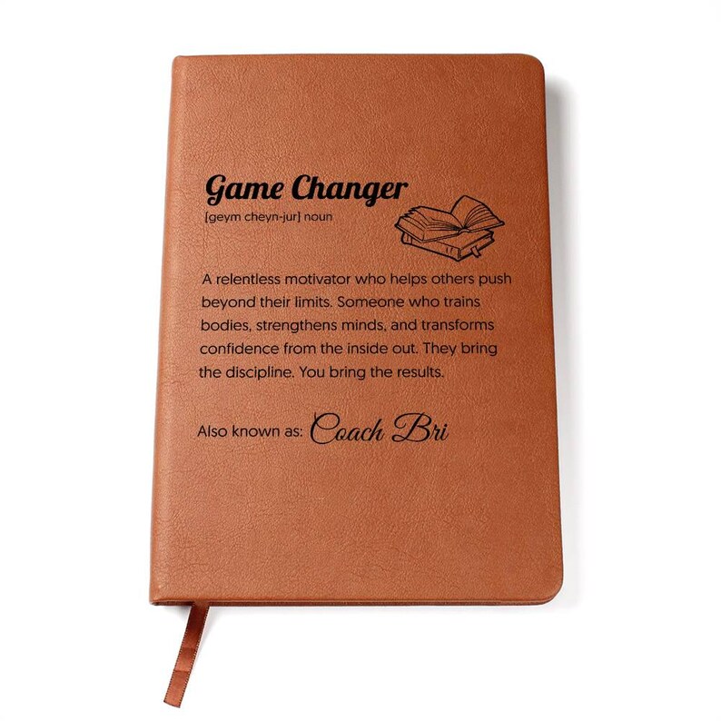 Personalized Personal Trainer Journal Gift – Custom Game Changer ...