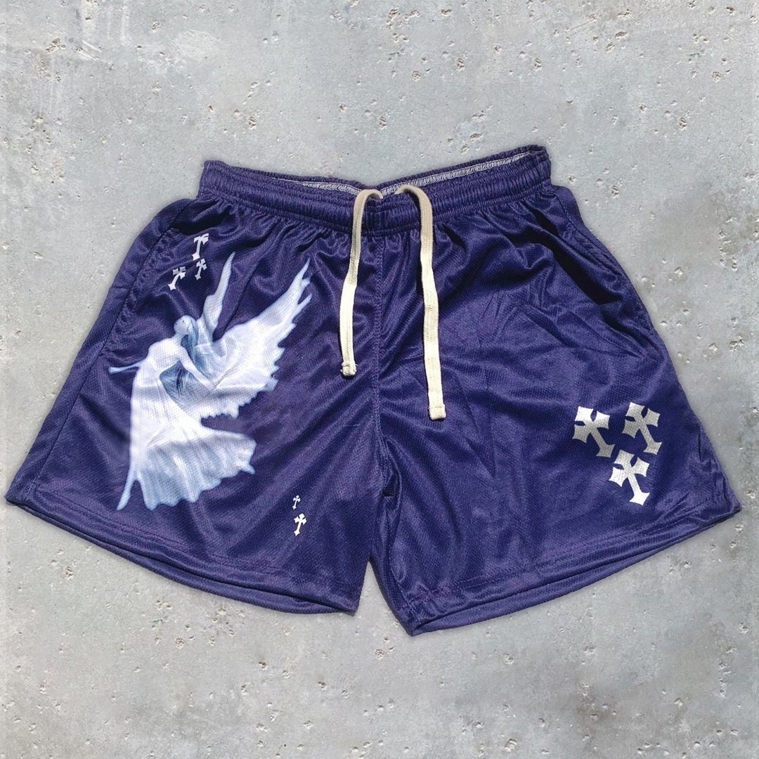 Angel Training Silk Shorts Cross Angel Shorts Gym Satin - Etsy