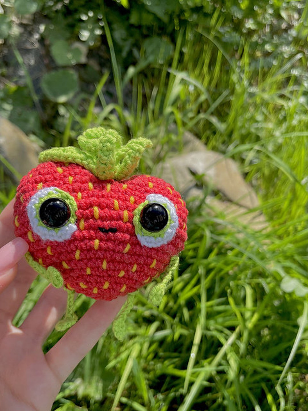 Barry the Strawberry Amigurumi Crochet Pattern *PATTERN ONLY* PDF - Etsy