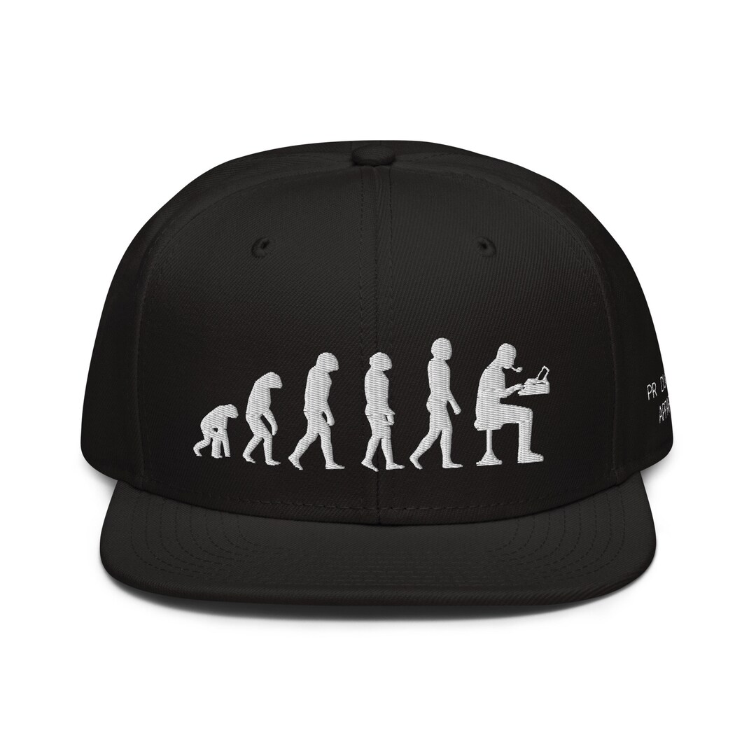 Writer Evolution Hat | Screen Writer Hat | Snapback Hat | Trucker Hat ...