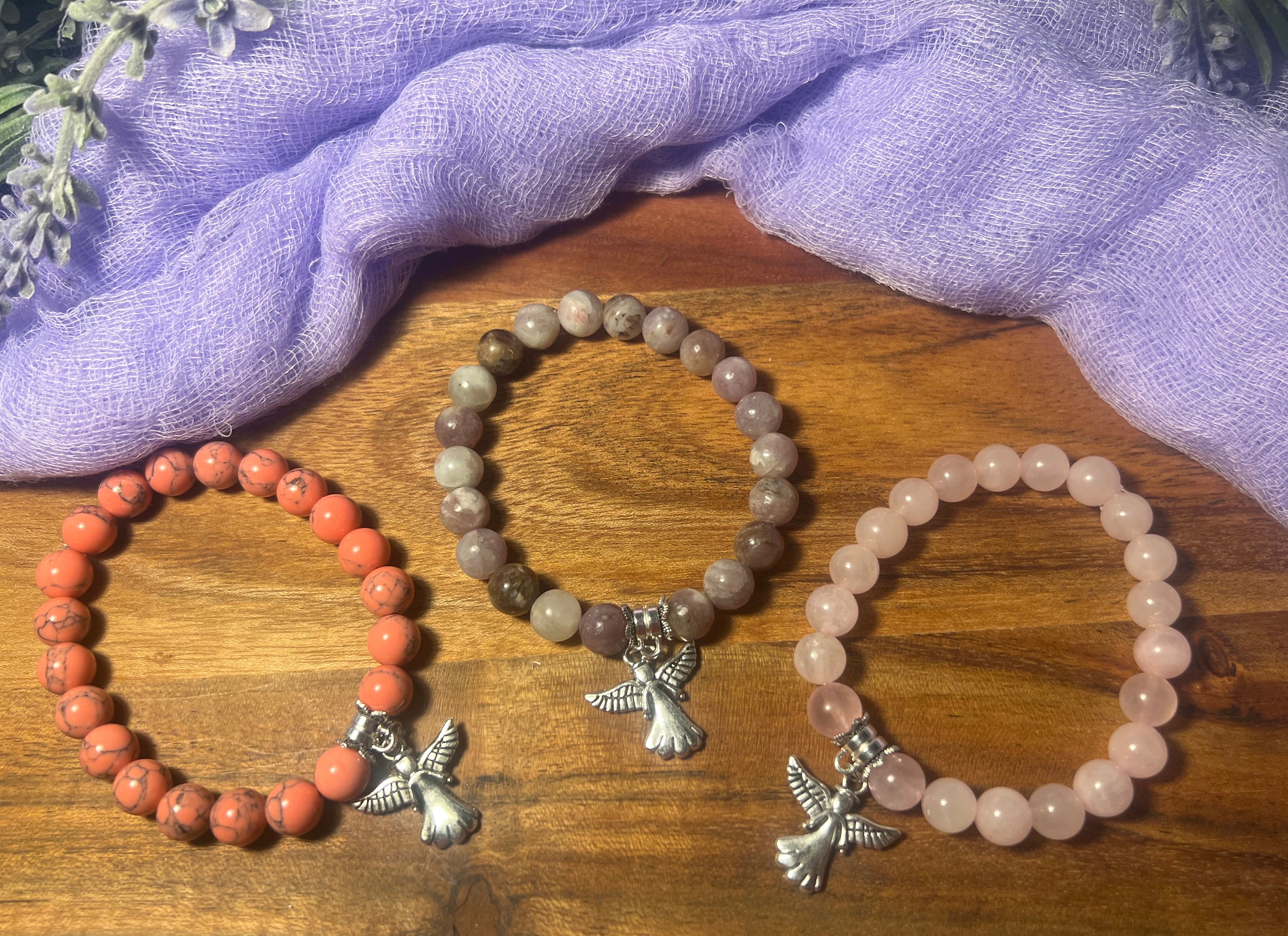Grief Bracelets - Love Ones Remembered-angel Above Us Remembrance ...