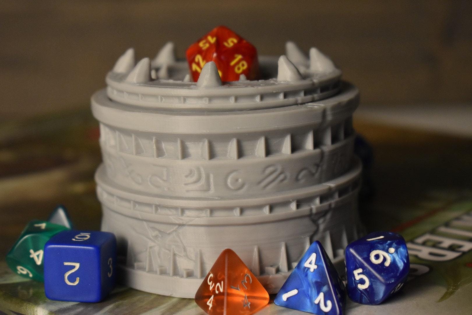 The Warlock Dice, Token, Counter, Trinket Box USA Made • Handmade RPG ...