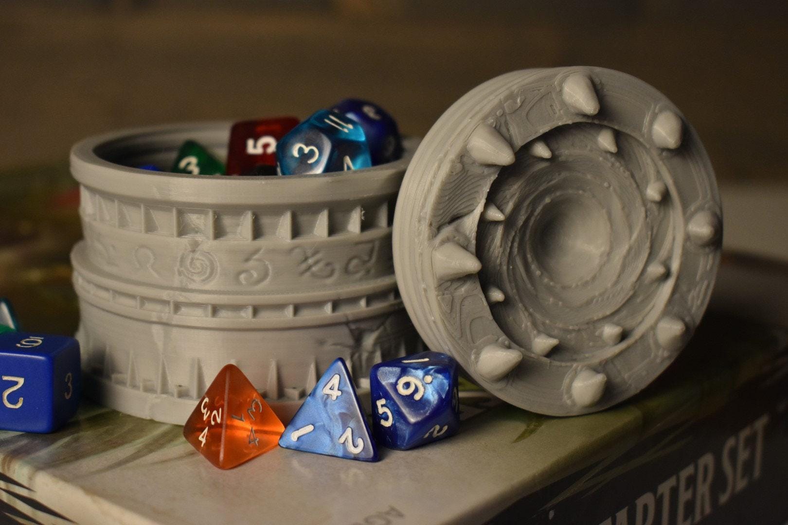 The Warlock Dice, Token, Counter, Trinket Box USA Made • Handmade RPG ...