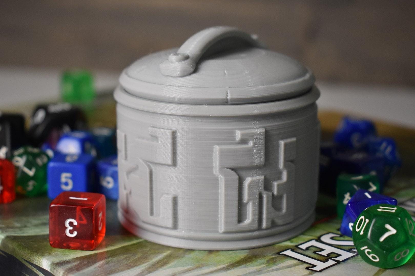 Monk Themed Dice, Token, Counter, Trinket Box USA Made • Handmade RPG ...