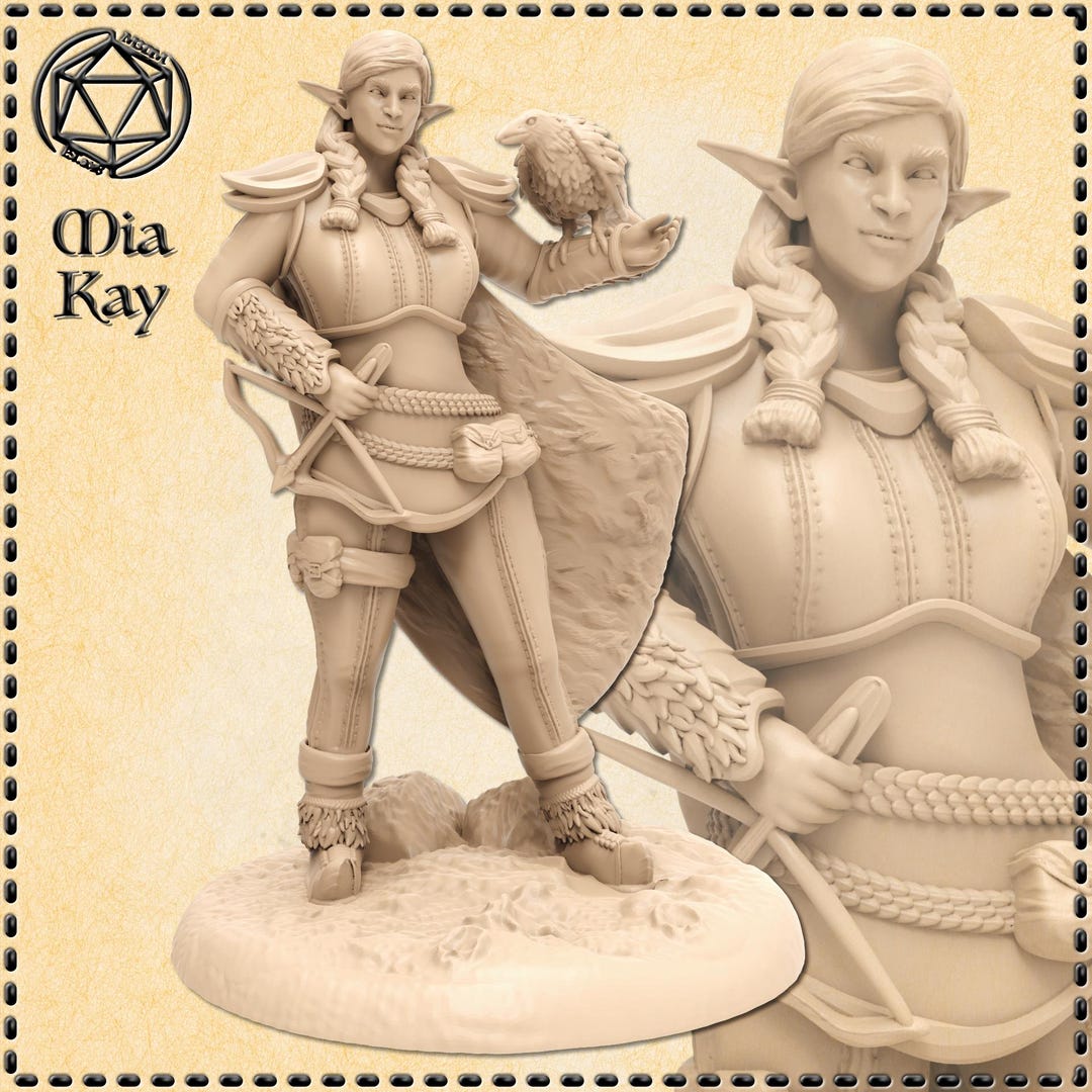 Firbolg Ranger | Fantasy Resin Miniature | All Tabletop RPG Compatible ...