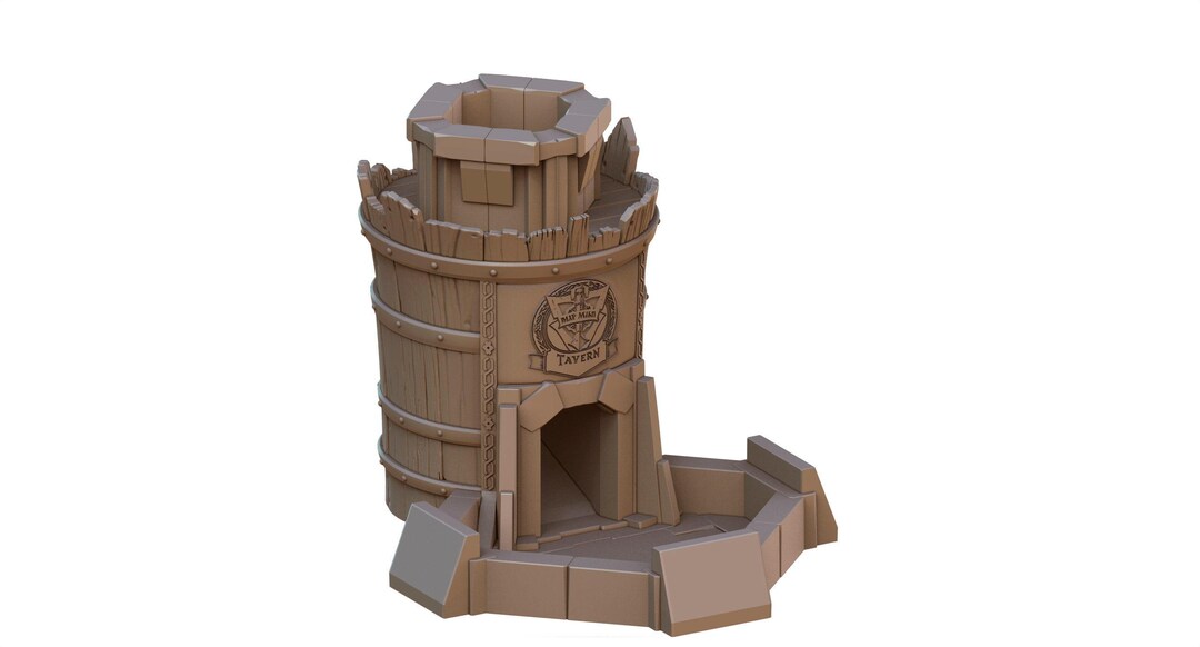 Tavern Dice Tower for All Your RPG Needs - Etsy