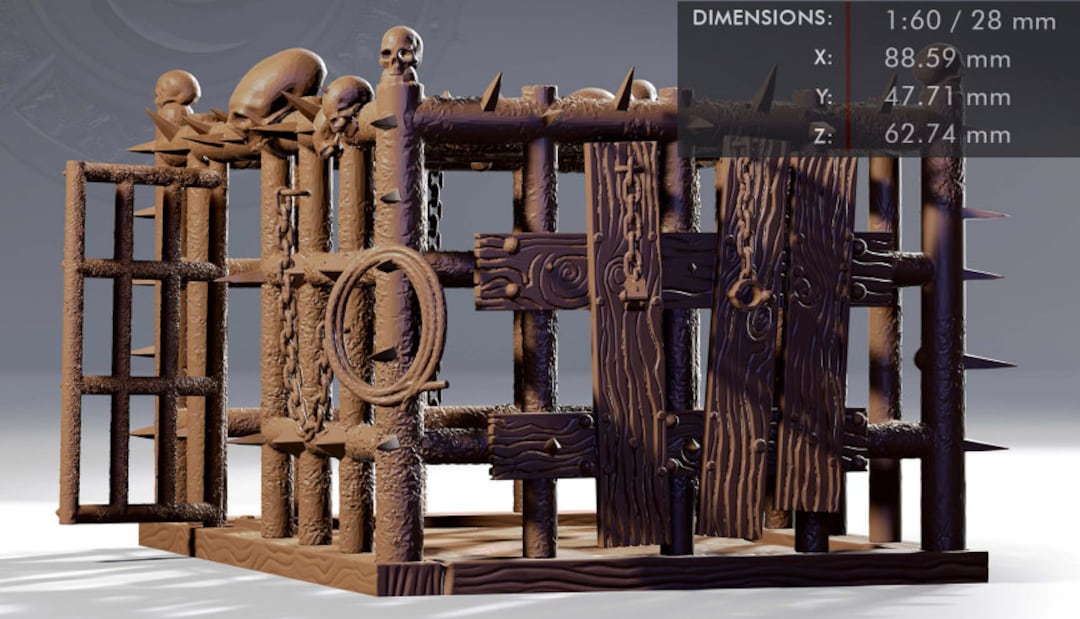 Slave Cage Perfect for RPG Immersive Needs - Etsy