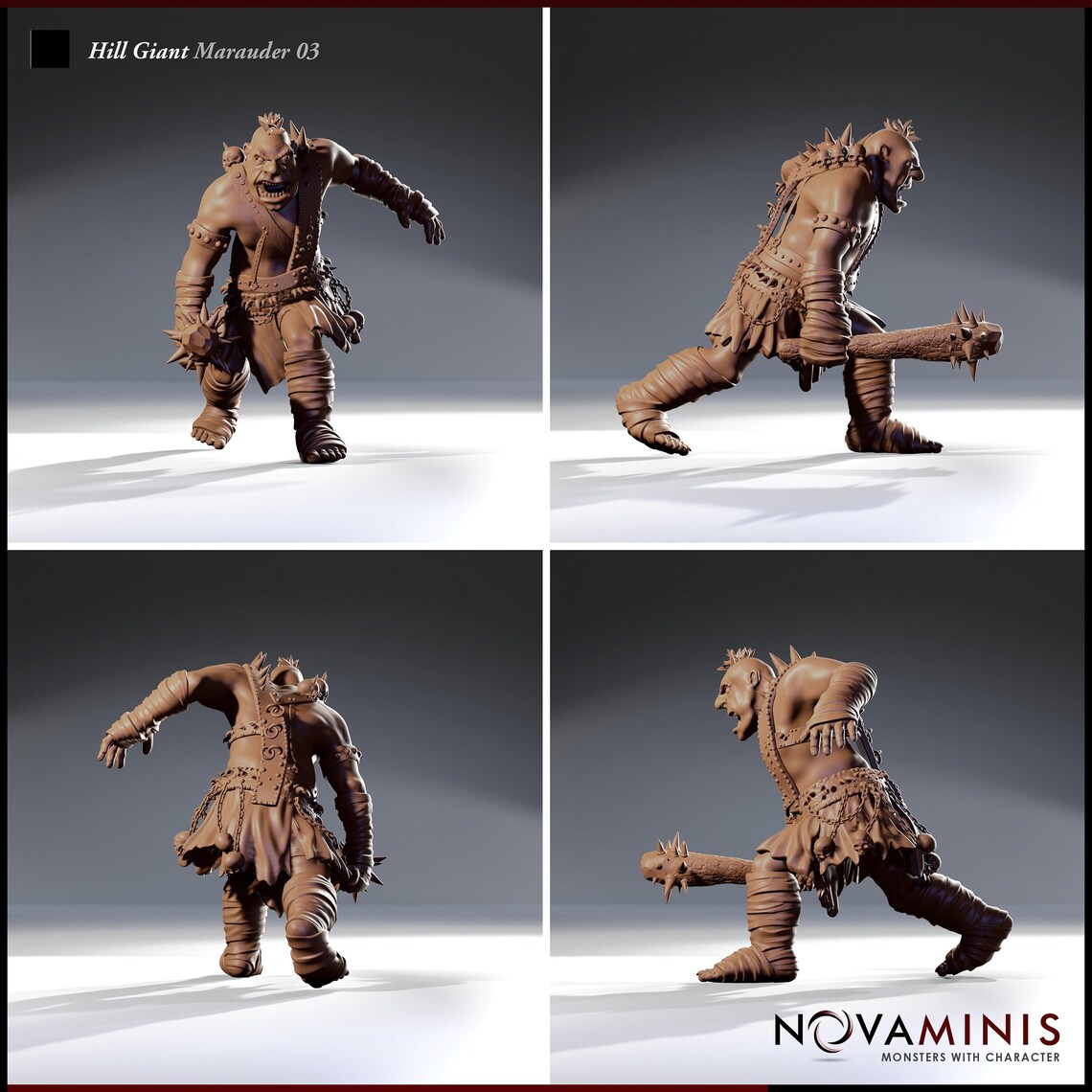 Hill Giant Marauder | 32mm Scale | All Tabletop RPG Compatible ...