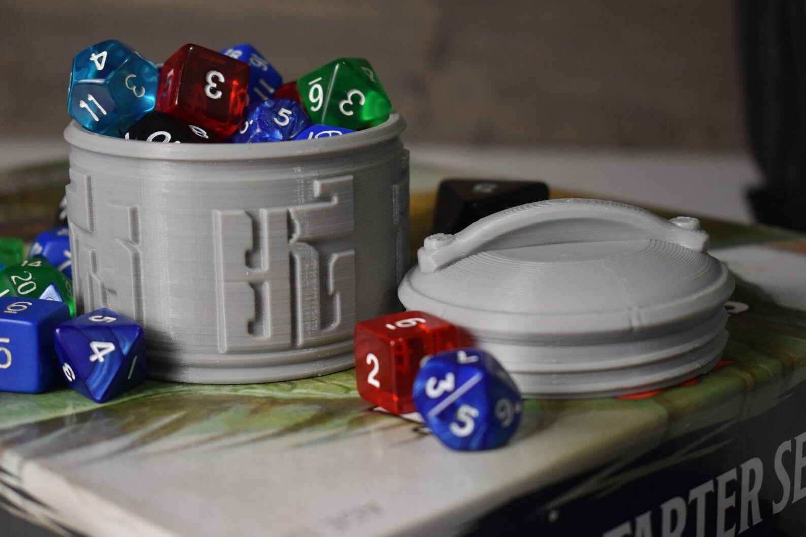 Monk Themed Dice, Token, Counter, Trinket Box USA Made • Handmade RPG ...