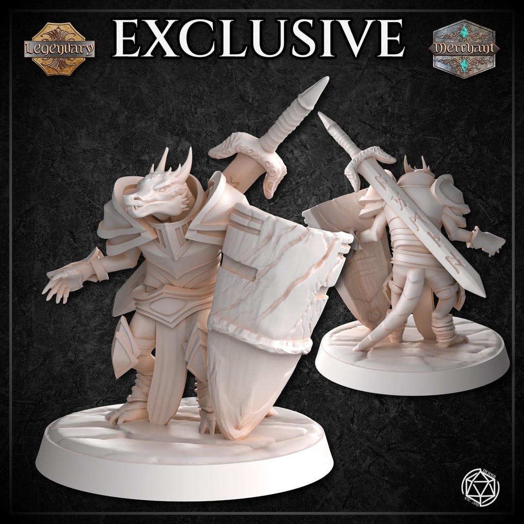 Kobold Paladin | Fantasy Resin Miniature | All Tabletop RPG Compatible ...